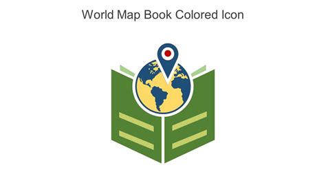 World Map Book Colored Icon In Powerpoint Pptx Png And Editable Eps Format PPT PowerPoint