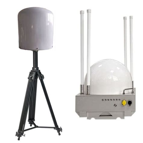 360 Degree Passive Anti Drone System 5km Radar Detection Jamming For Drones Radar Detection