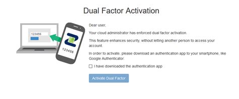 how to setup dual factor authentication on command center zadara support