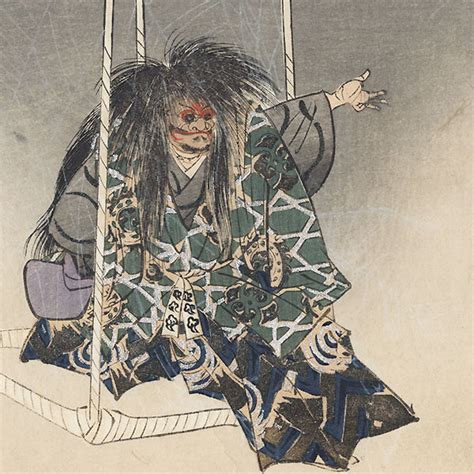 Tsukioka Kogyo 1869 1927 Tsuchigumo The Earth Spider Fuji Arts Japanese Prints