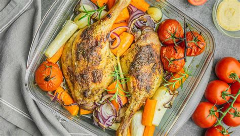 Pieczone Udka Kaczki Z Karmelizowanymi Warzywami Szef Smaku