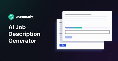 ai job description generator grammarly
