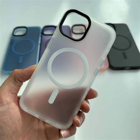 خرید و قیمت گارد آیفون 13 پرو مگ سیف دار متال مات اورجینال سفید ترب