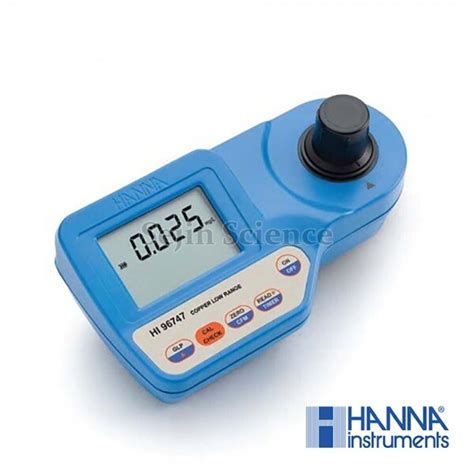 한나 Hi96747 구리 Cu 이온 분석용 비색계 휴대용 Low Range Hi 96747 Hanna 세진과학
