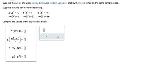 Solved Suppose That Xy And Z Are Jointly Distributed