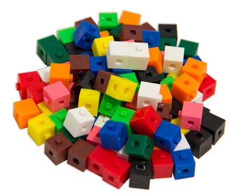Interlocking Centimeter Cubes Bag Of 100 Si Manufacturing