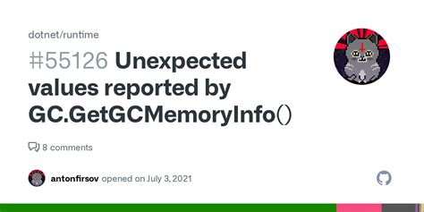 Unexpected Values Reported By GC GetGCMemoryInfo Issue Dotnet Runtime GitHub