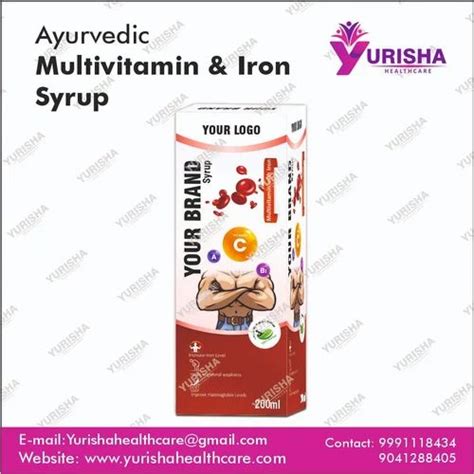 Herbal Multivitamin And Iron Tonic Syrup At Rs 1650piece Rudraa