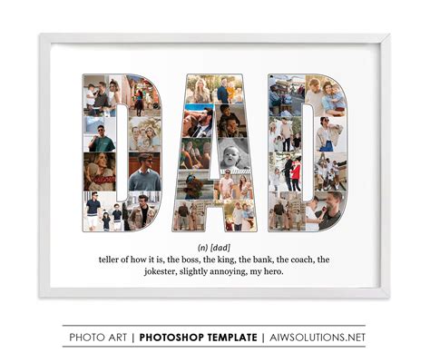 Dad Photo Collage Dad Funny Define Dad T Ideas Aiwsolutions
