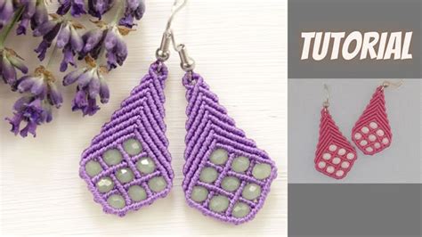 Create Stunning Micro Macrame Earrings