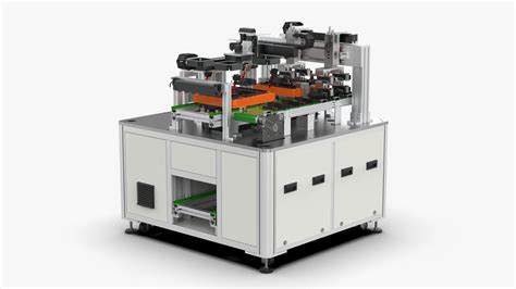 Automatic Glue Detection Stringing Machine 3d Model Cgtrader