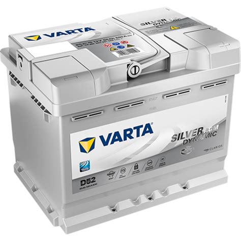 Batería de Coche Vehículo Varta Silver Dynamic Agm D52 AGM 12V 60Ah