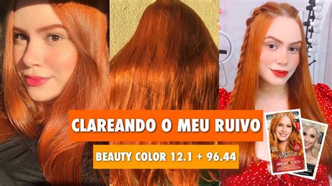 CLAREANDO MEU RUIVO SEM DESCOLORIR 12 1 96 44 Da Beauty Color