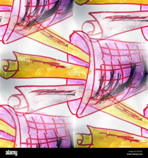 Mural Background Seamless Pencils Pattern Background Texture Stock