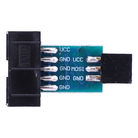 บอร์ดอะแดปเตอร์ Avrisp Usbasp Stk500 10pin เป็น 6pin Isp สําหรับ