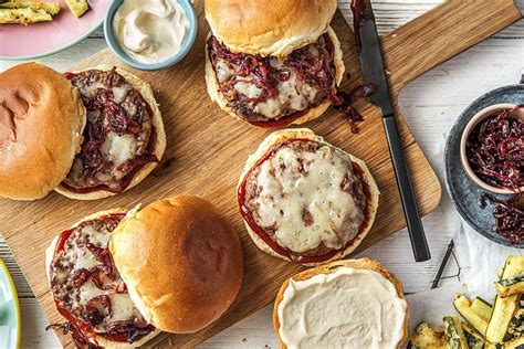 Melty Monterey Jack Burgers Recipe Hellofresh