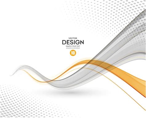premium vector abstract curve background