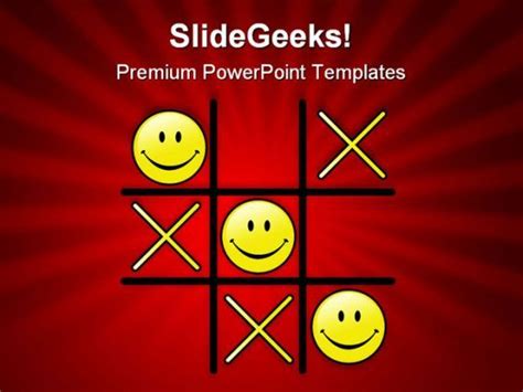 Tic Tac Toe Winning Game Powerpoint Templates And Powerpoint