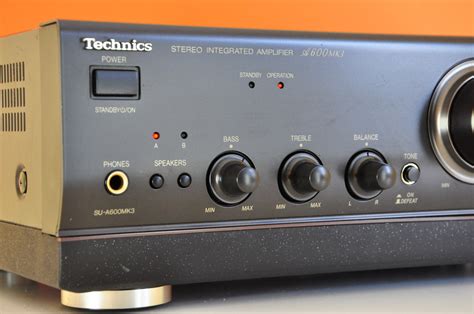 Technics Su A600 Mk3 Integrated Amplifier Audiobaza