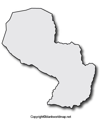 Outline Map Of Paraguay Free Vector Maps Map Tattoos Map Vector My