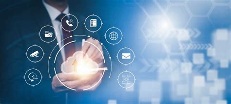 Premium Photo Man Touching Connect To Data Information On The Cloud Computing Technology