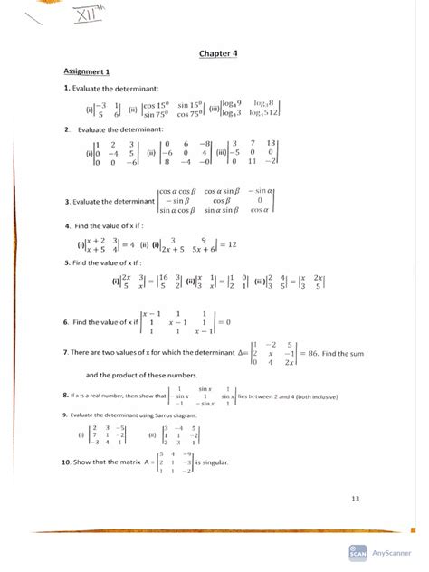 Class Xii Maths Assignment 21042025 122723 Pdf
