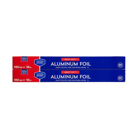 Berkley Jensen 18 Heavy Duty Aluminum Foil 2 Pack Bjs Wholesale Club