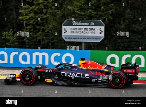 Max Verstappen Nld Red Bull Racing Rb18 Belgian Grand Prix Saturday