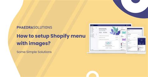 How To Setup Shopify Menu With Images