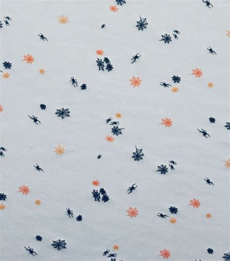 Halloween White Spiderweb Interlock Knit Fabric By Pop Joann