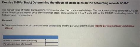 Solved Exercise A Static Determining The Effects Of Chegg