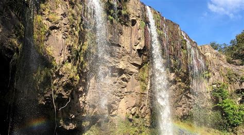 La Cascada La Estanzuela Y La Cueva Del Gigante En Marcala La Paz