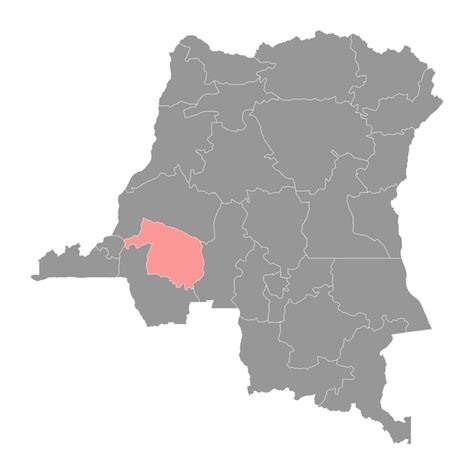 Premium Vector Kwilu Province Map Administrative Division Of