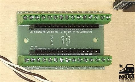 Schraubklemmenadapter Arduino Nano Moba Module Modellbahn Module