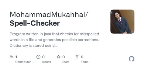 GitHub MohammadMukahhal Spell Checker Program Written In Java That
