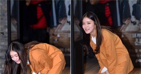T포토 이세영 땅에 얼굴 닿을 듯 한 폴더인사