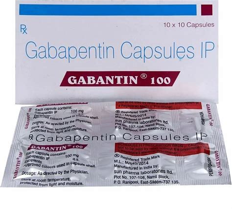 Gabantin Gabapentin Capsules Ip 100 Mg At ₹ 148 Strip In Nagpur Id