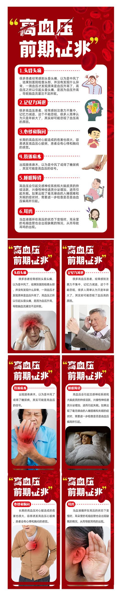 医疗高血压危机系列海报 志设网