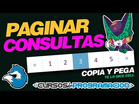 Paginación Con PHP Y MySQL Optimiza Tus Búsquedas Y Aumenta La Eficiencia Del Sitio Web MySQL YA