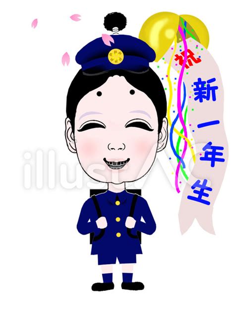 新一年生イラスト No 22528489／無料イラストフリー素材なら「イラストac」