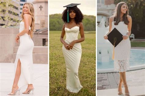 25 Gorgeous White Graduation Dress Ideas In 2024