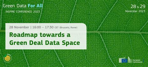 Great At Inspire Roadmap Towards A Green Deal Data Space Egi