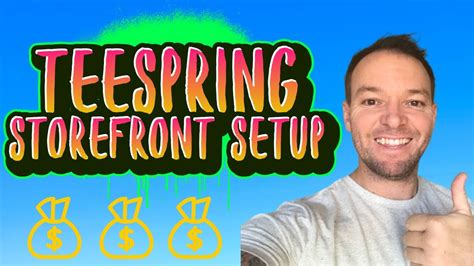 teespring storefront tutorial youtube