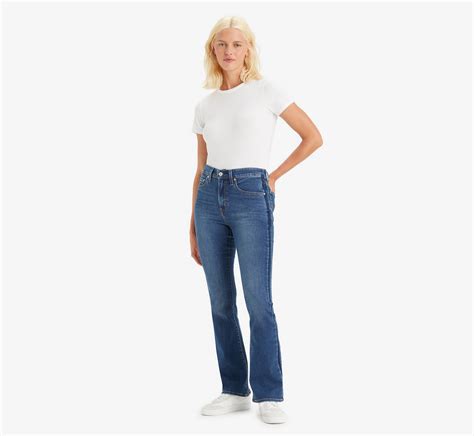 725™ High Rise Bootcut Jeans Blue Levis® Gb