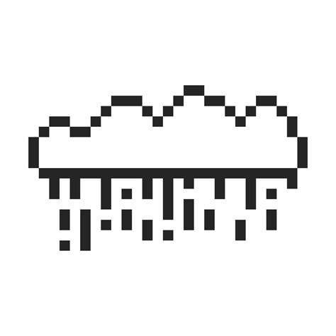 Cloud Pixel Art For Your Needs 49593773 Vector Art At Vecteezy