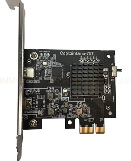 Captaindma 75t Dma Card Usb C Direct Memory Access Pcileech Compatible Fpga Pcie 300 Mb S