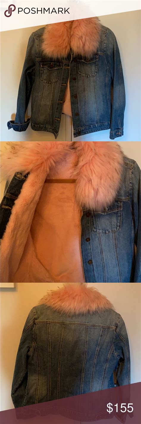 Faux Fur Lined Jean Jacket Lined Jeans Jacket Brands Jackets