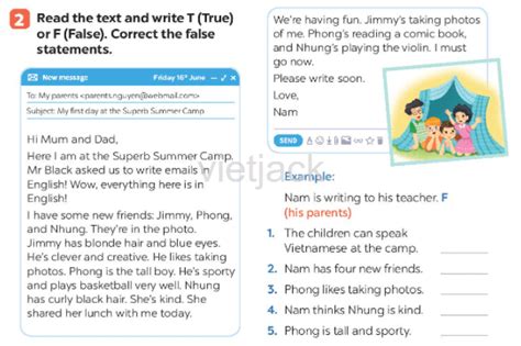 Unit 3 Tiếng Anh 6 Skills 1 trang 32 Tiếng Anh 6 Global success