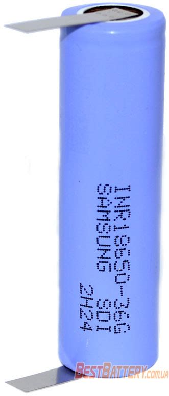 Samsung INR 18650 36G 3600 mAh 3.7V Li-ion без защиты с лепестками ...