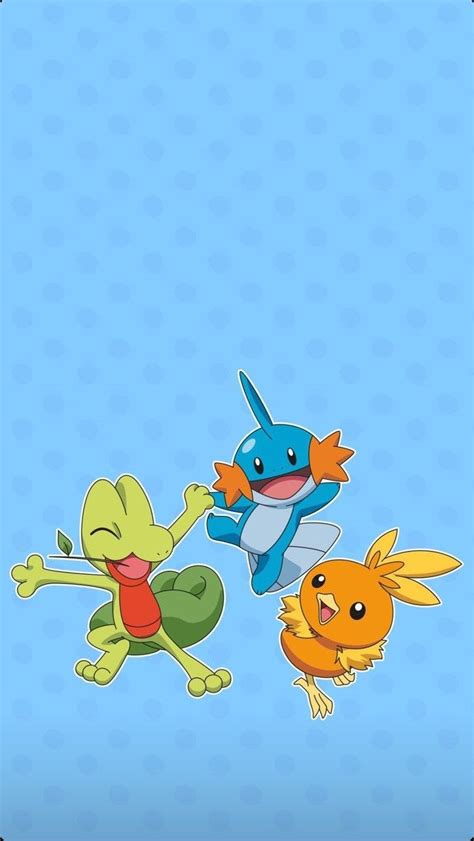 Treecko Mudkip Torchic Wallpaper Pokemon Dibujos En Cuadricula Pokemon Personajes